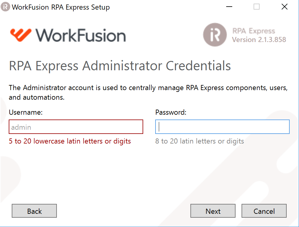 無料RPAソフト Workfusionのインストール